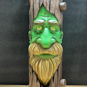 Green Man Forest Man 32" Tall Custom Painted **FREE SHIPPING** - Etsy