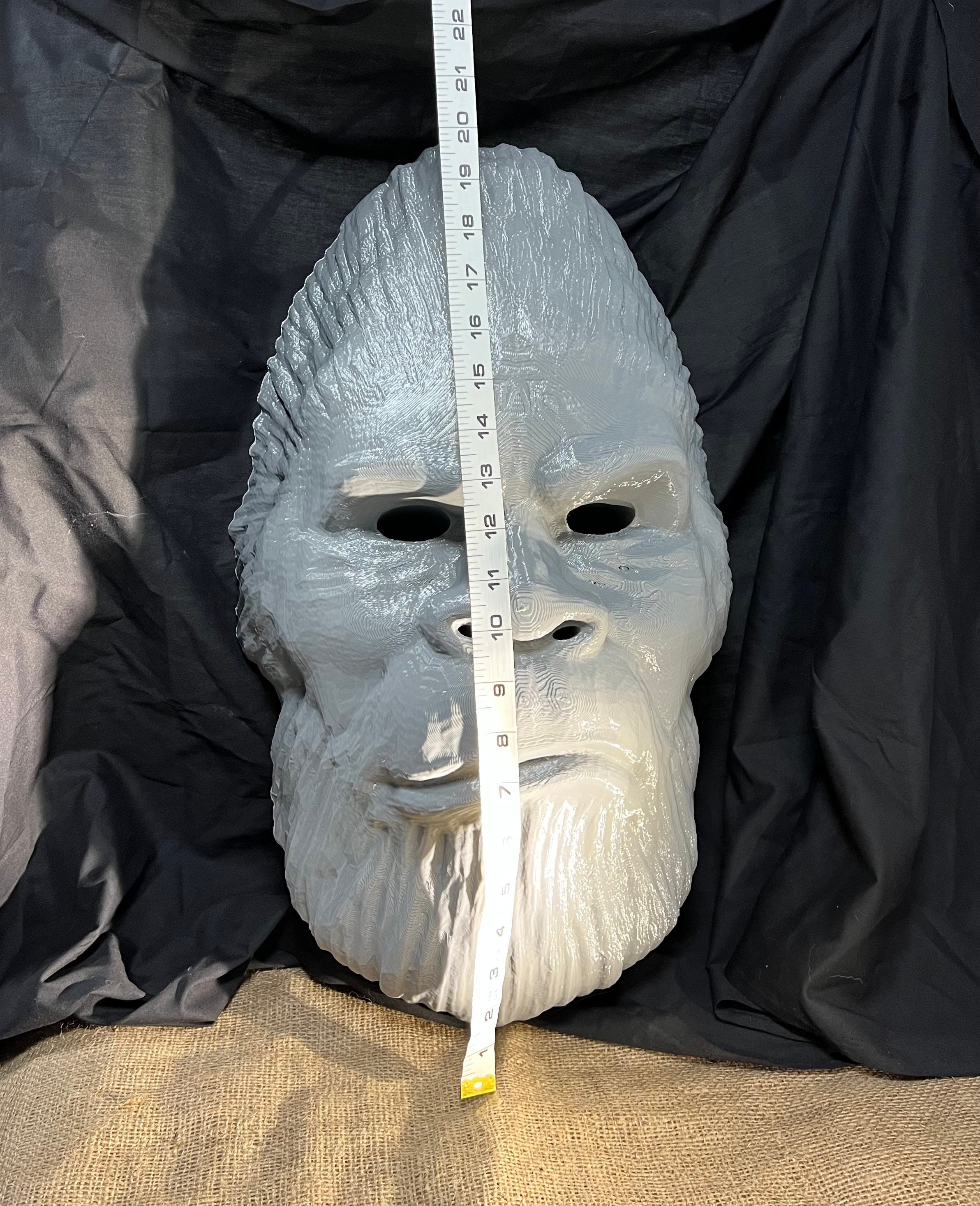 Bigfoot Wall Mask Lifesize Sasquatch - Etsy