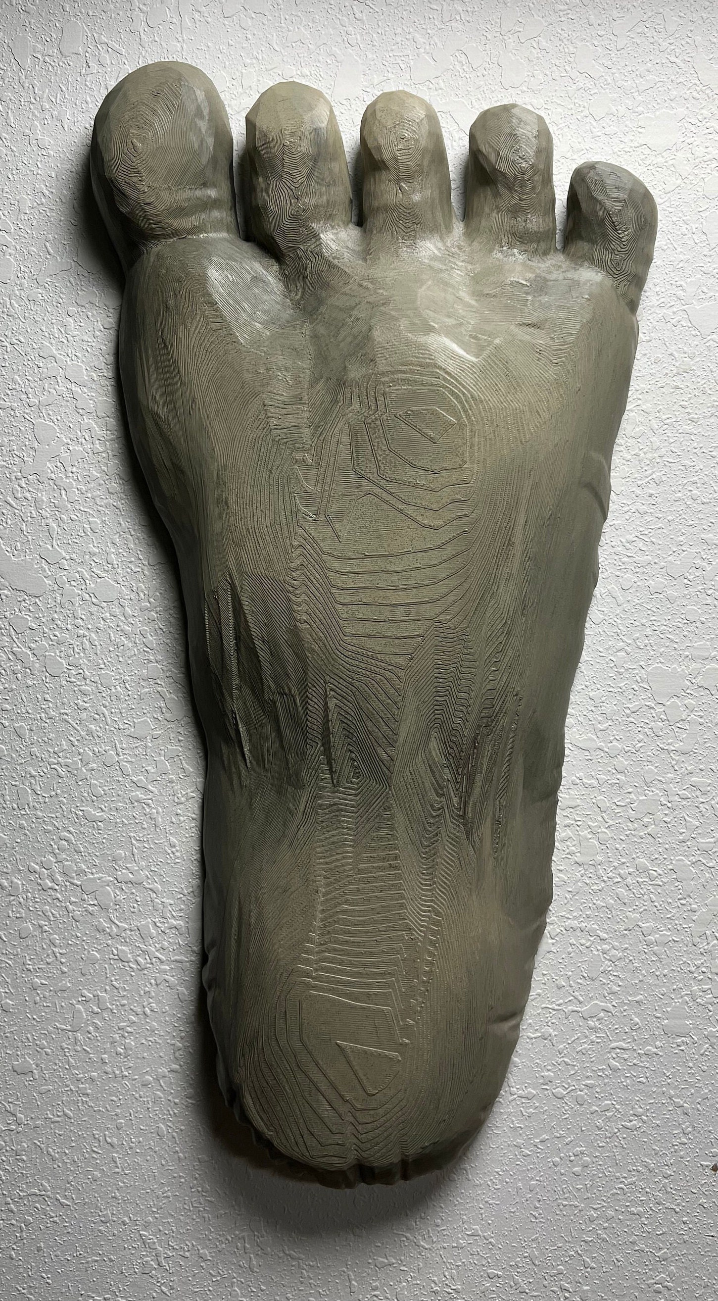 Bigfoot Sasquatch Stylized Foot Print Yeti - Etsy