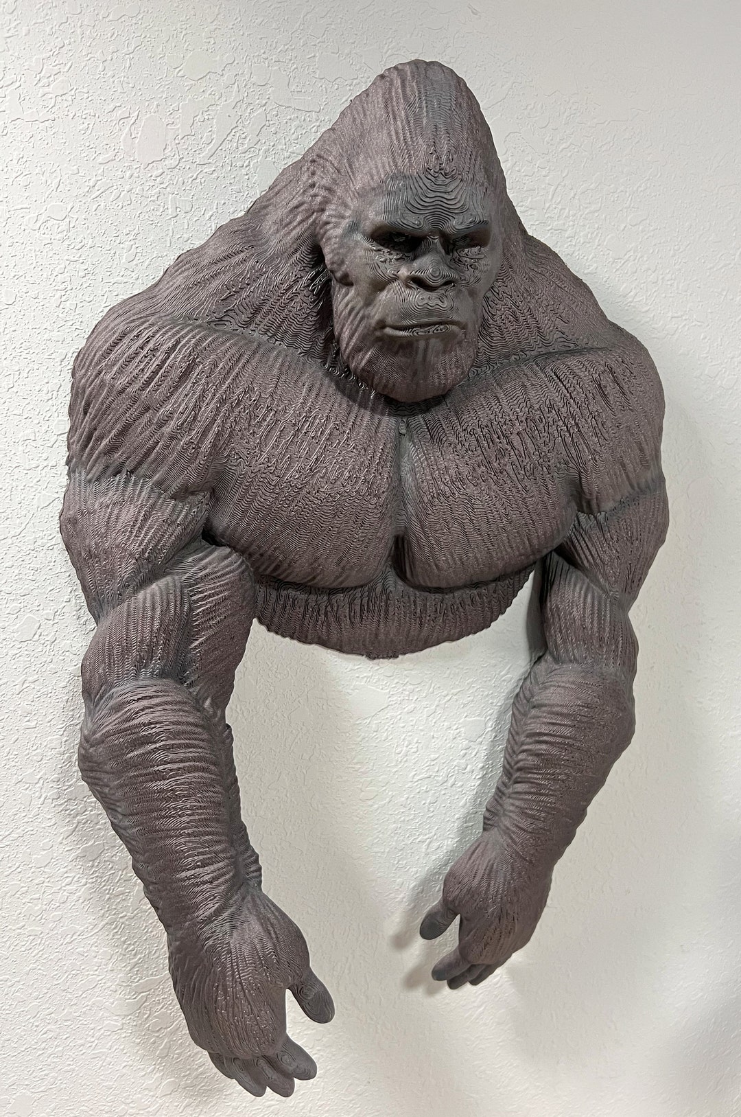 Bigfoot Sasquatch Yeti Wall Mount (professional Hand Painted) - Etsy