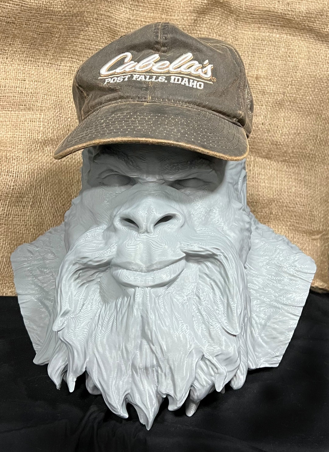 Yeti Bigfoot Sasquatch Hat Rack Helmet Holder - Etsy
