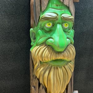 Green Man Forest Man 32" Tall Custom Painted **FREE SHIPPING** - Etsy