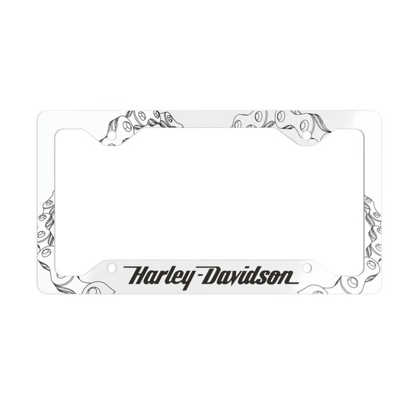 Harley Davidson Motorcycle License Plate Frame - Etsy