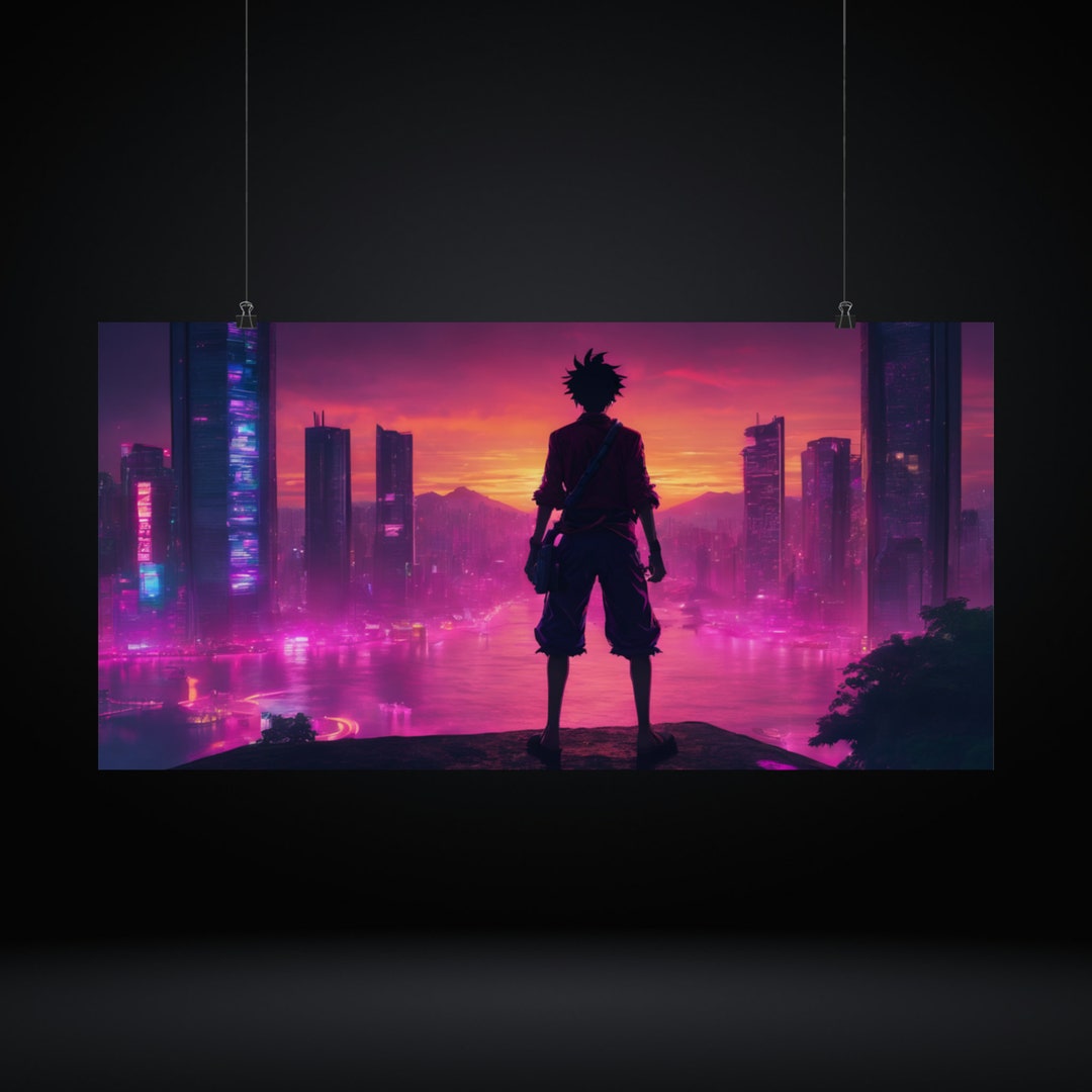 D Luffy Matte Horizontal Posters One Piece Posters Wall - Etsy