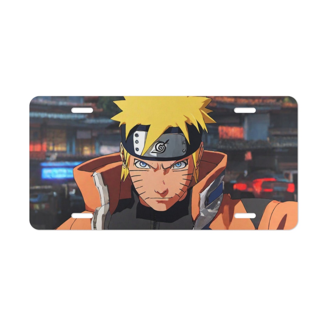 Naruto Vanity Plate Vanity Plate Mock Plate Car - Etsy