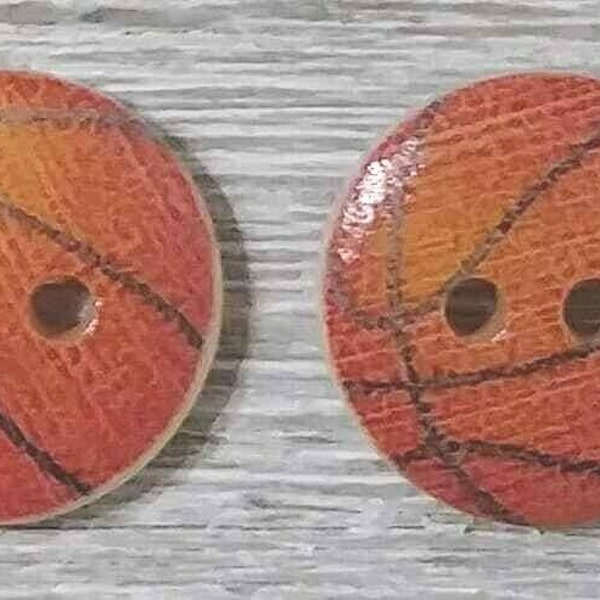 Basketball Buttons - Etsy