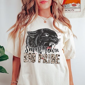 Small Town Big Pride Panthers Shirt Panther School Spirit - Etsy