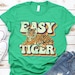 Easy Tiger Shirt, Tiger Tshirt, Retro Tiger Shirt, Retro Shirt ...