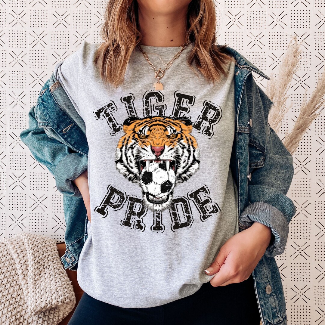Tiger Soccer Shirt, Tiger Pride, Tiger Shirt, Tiger Mascot Shirt, Tiger ...