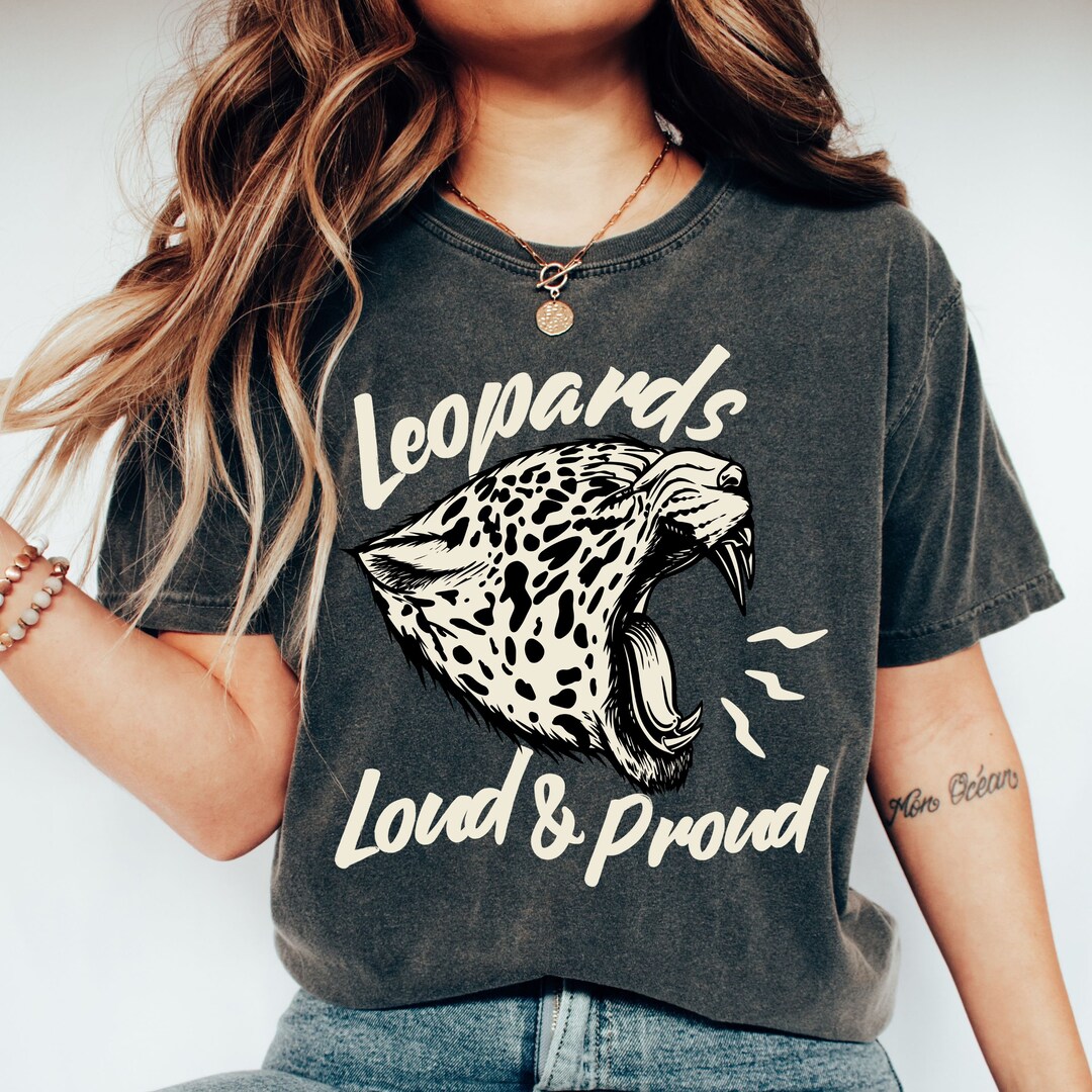 Leopards Shirt, Leopard Tshirts, Leopard Mascot Shirt, Mascot Tee ...