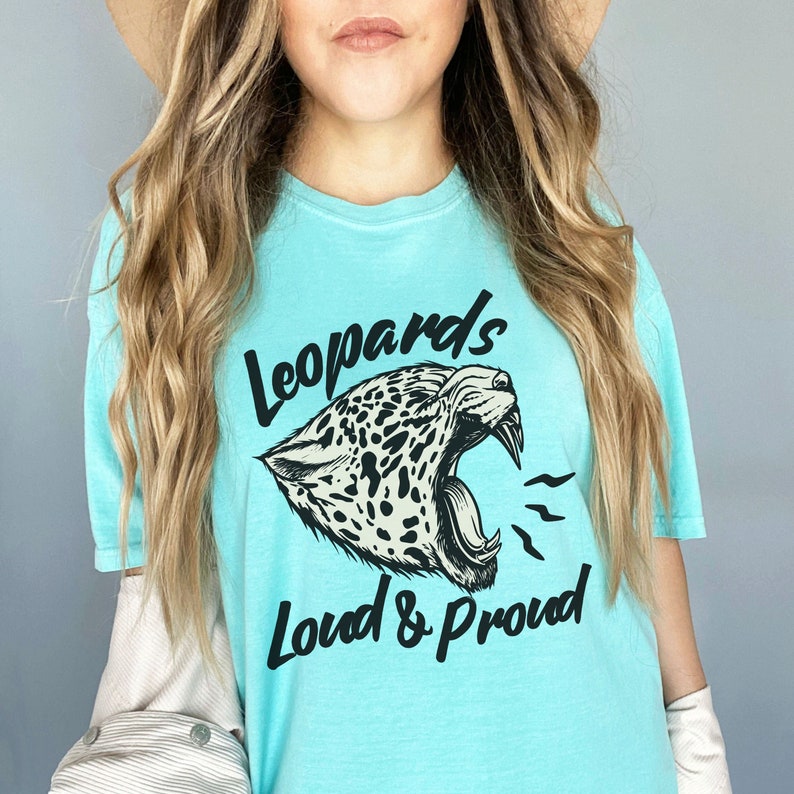 Leopards Shirt, Leopard Tshirts, Leopard Mascot Shirt, Mascot Tee ...
