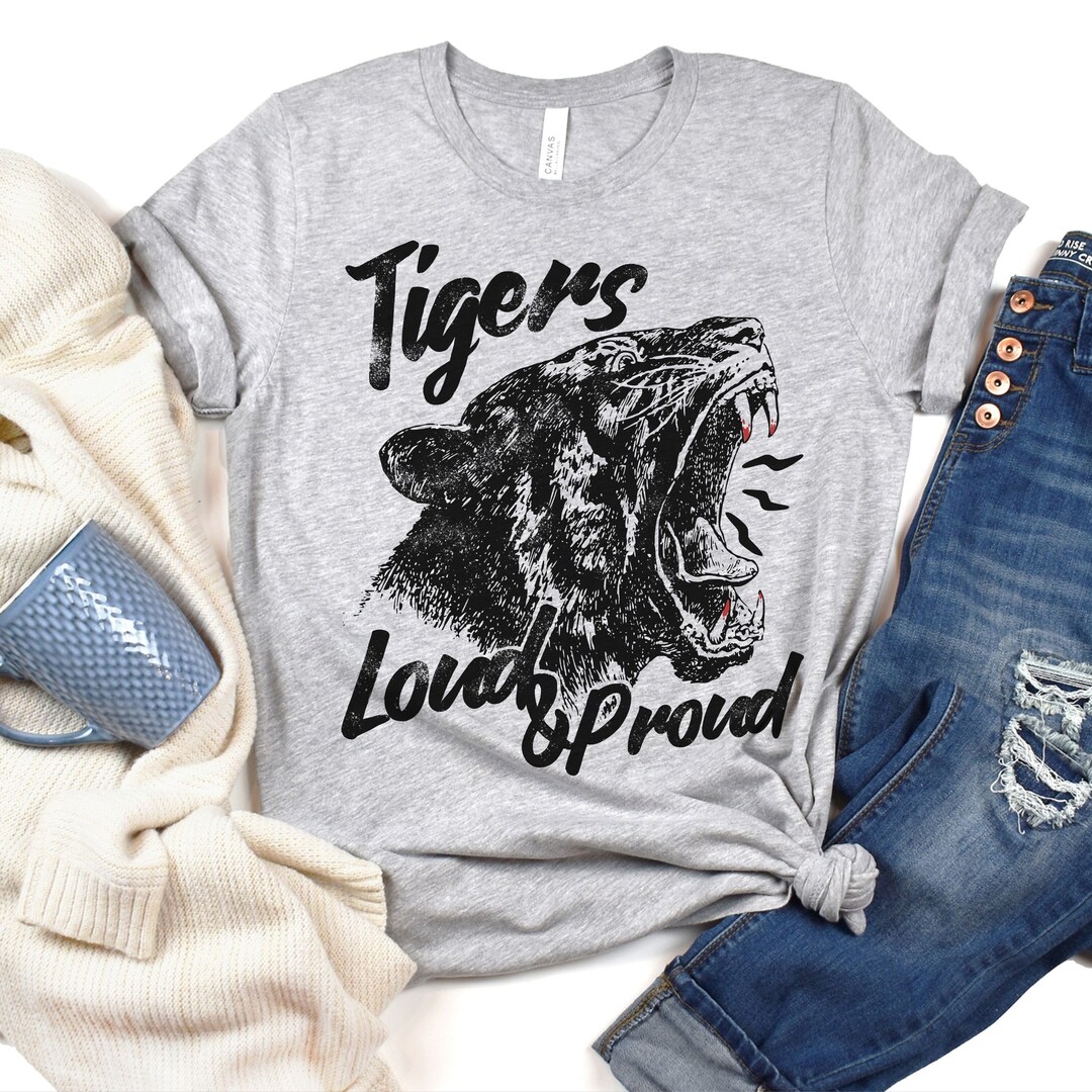Tigers Shirt, Tiger T Shirt, Tiger Mascot Shirt, Tiger Spirit Shirts, Tigers Football, Tiger Mom ...