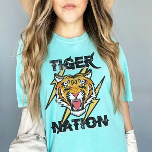 Tiger Shirt, School Spirit Shirts, Tiger Mascot Shirt, Mascot Tee ...