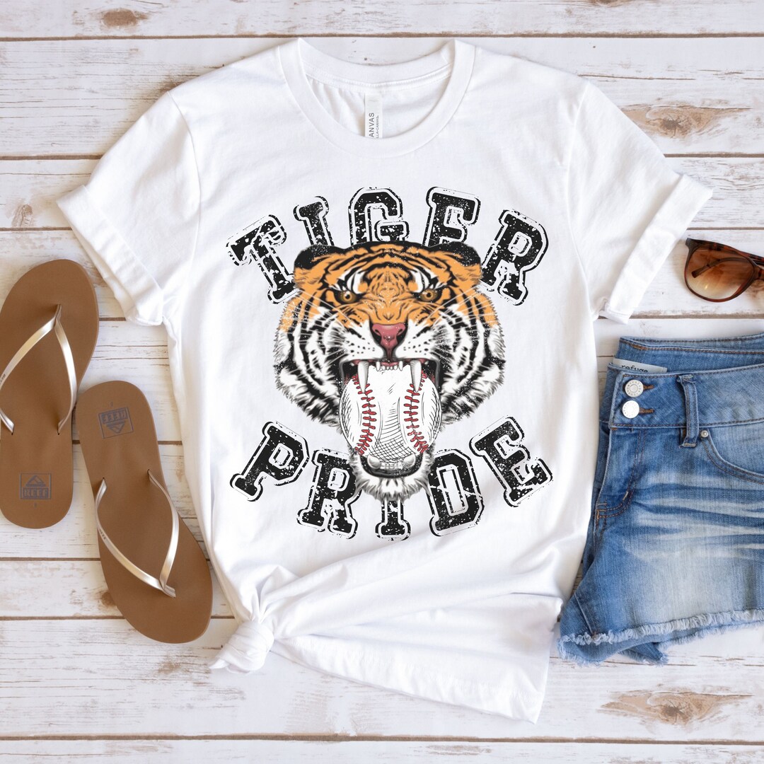 Tiger Baseball Shirt, Tigers Baseball Shirt, Tiger School Spirit Shirt, Tiger Mom, Go Tigers ...