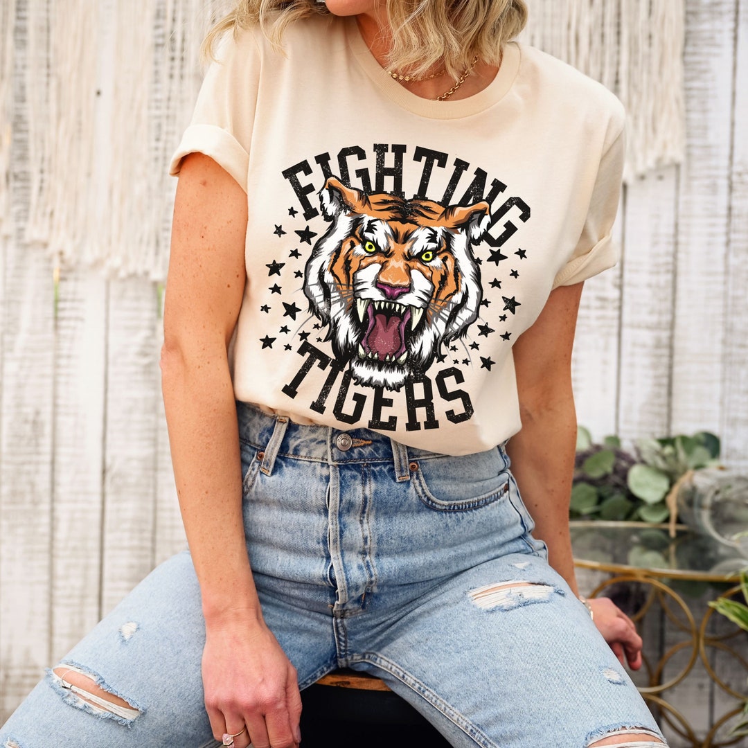 Tigers Shirt, Tiger Shirt, Tiger School Spirit Shirt, Tiger Mom Shirt ...