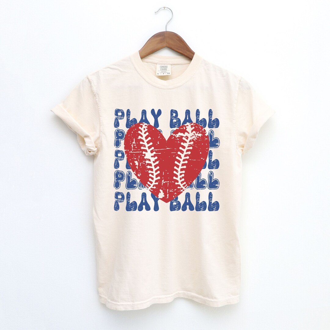 Play Ball Shirt, Baseball Shirts, Baseball Comfort Colors Shirt ...