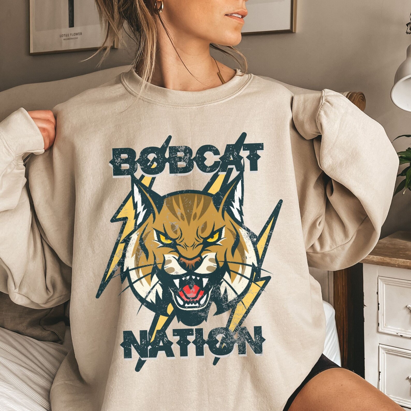 Bobcat Sweatshirt, Bobcat Football, Bobcat Pride, Bobcats Crewneck ...