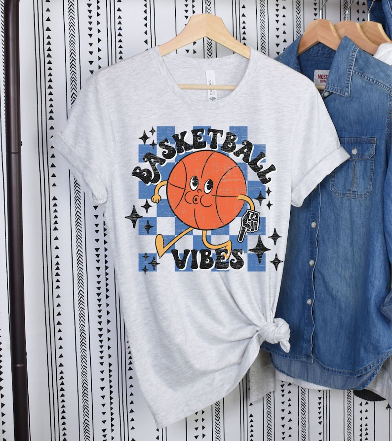 Basketball Vibes Shirt, Basketball Shirt, Game Day T-shirt, Mom ...