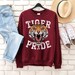 Tigers Sweatshirt Tiger Shirt Tiger Pride Retro School - Etsy