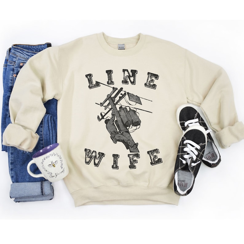 Line Wife Sweatshirt, Lineman's Wife Shirt, Line Life, Electricians ...