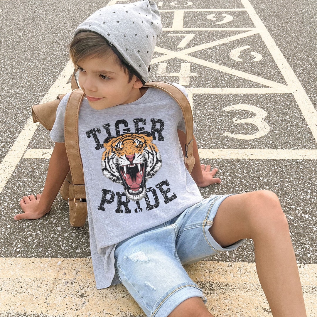 Tiger Shirt, Tigers Shirt, Tiger Youth Shirt, Tiger Mascot Shirt, Go ...