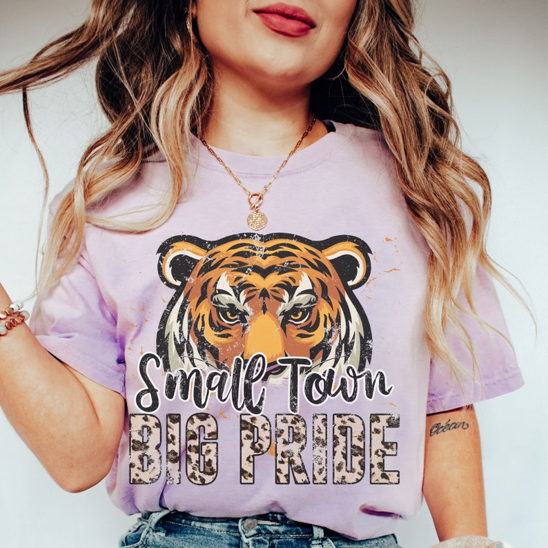Small Town Big Pride Tigers Shirt Tigers School Spirit - Etsy
