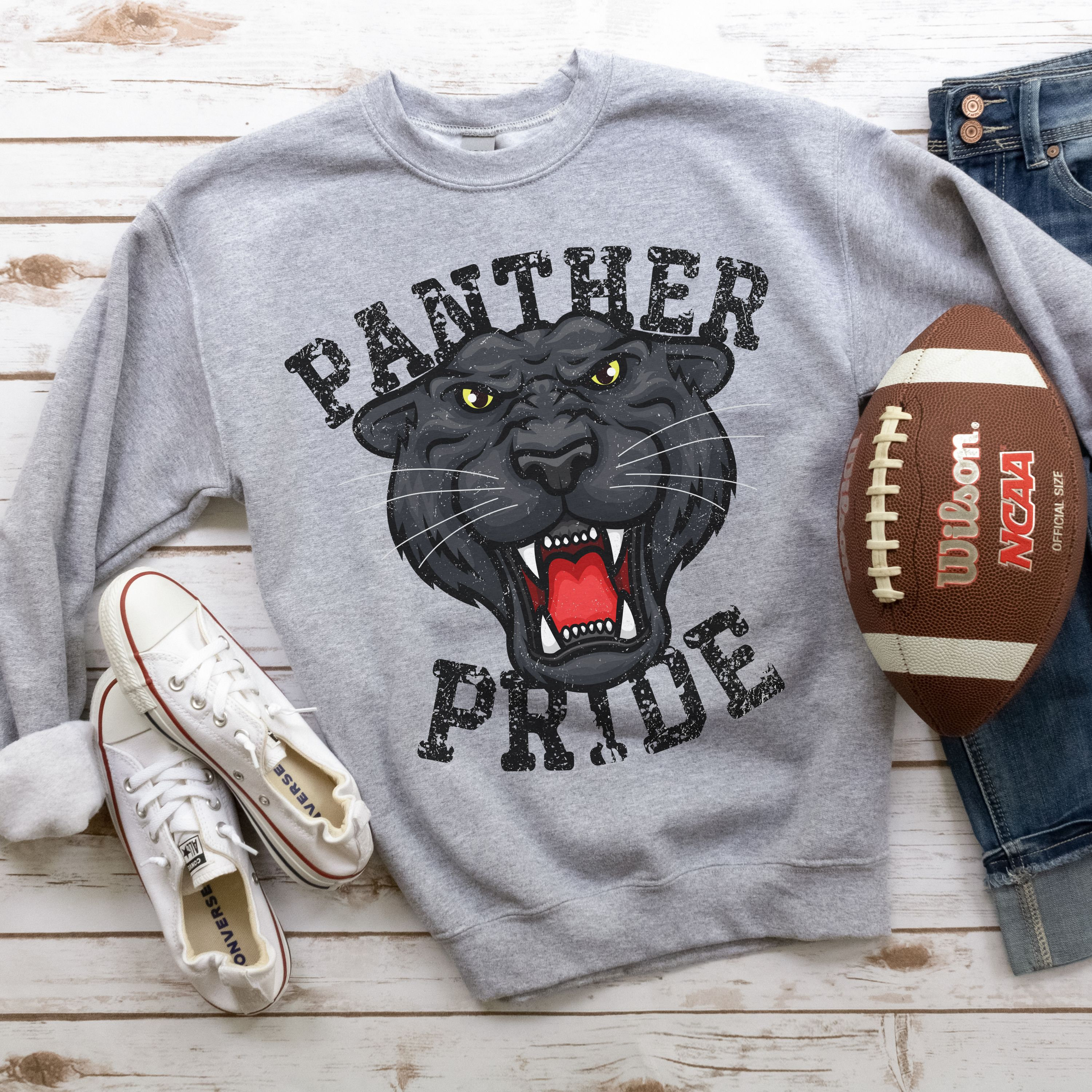 Panther Sweatshirt, Panther Shirt, Panthers Shirt, Retro School Spirit ...