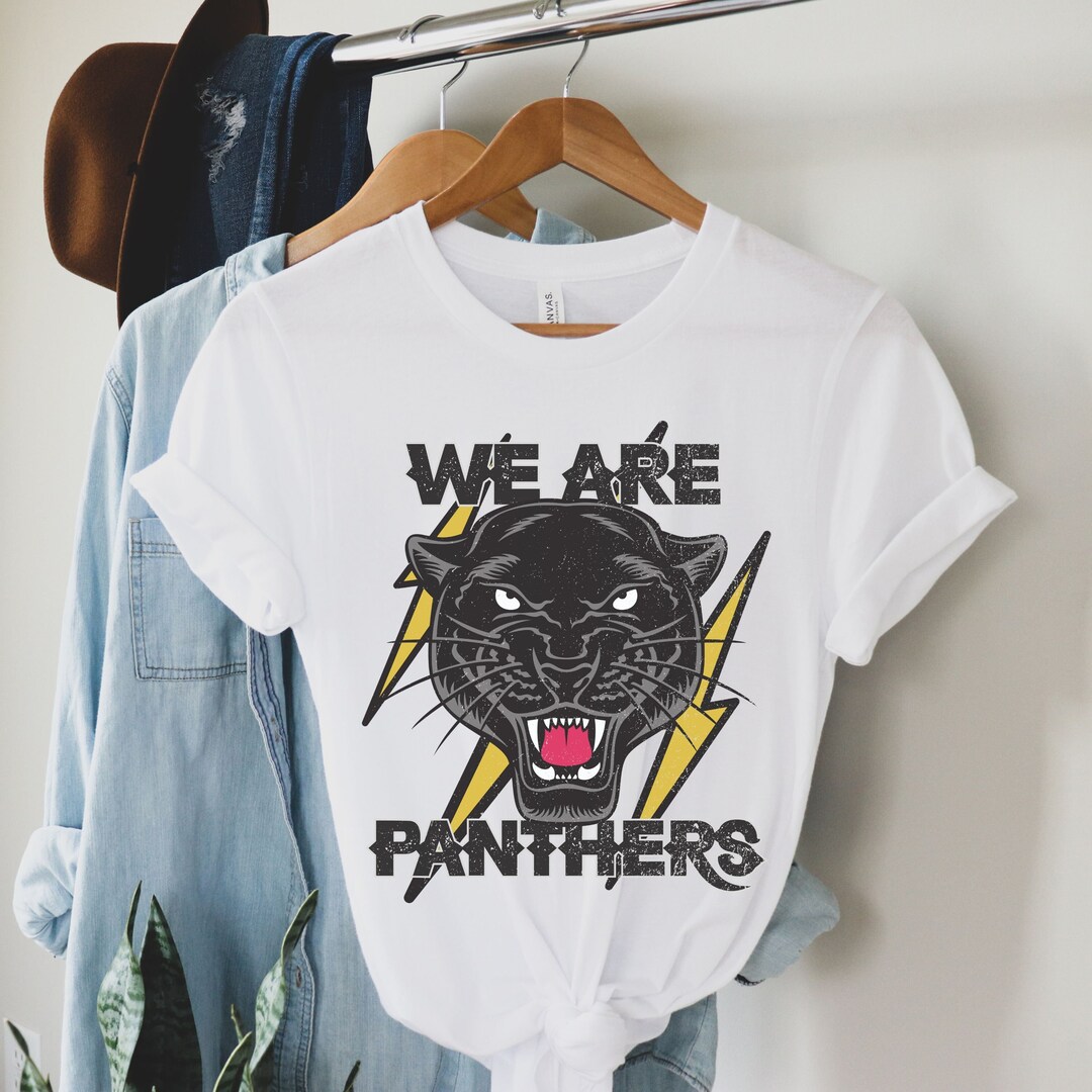 We Are Panthers Shirt, Panther Football, Panther School Spirit Tee ...