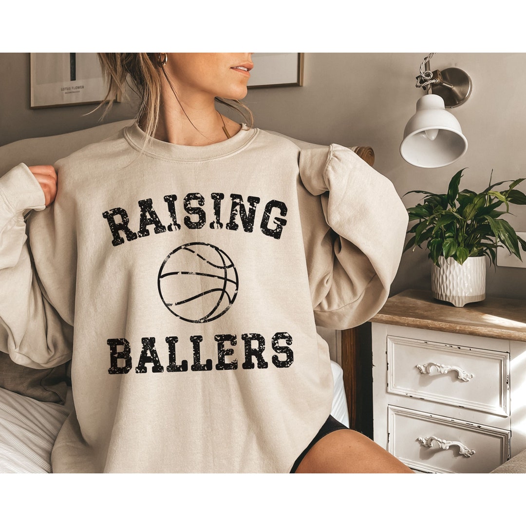 Raising Ballers Sweatshirt, Game Day Sweatshirt, Basketball Mom ...