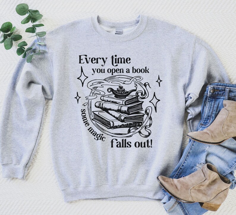 Reading Sweatshirt Reading Teacher Shirt Book Sweatshirt - Etsy