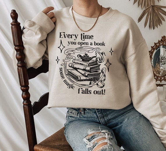 Reading Sweatshirt Reading Teacher Shirt Book Sweatshirt - Etsy