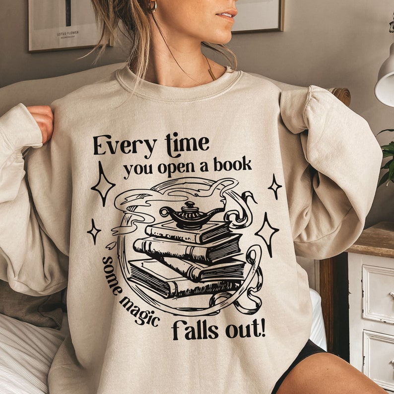 Reading Sweatshirt Reading Teacher Shirt Book Sweatshirt - Etsy