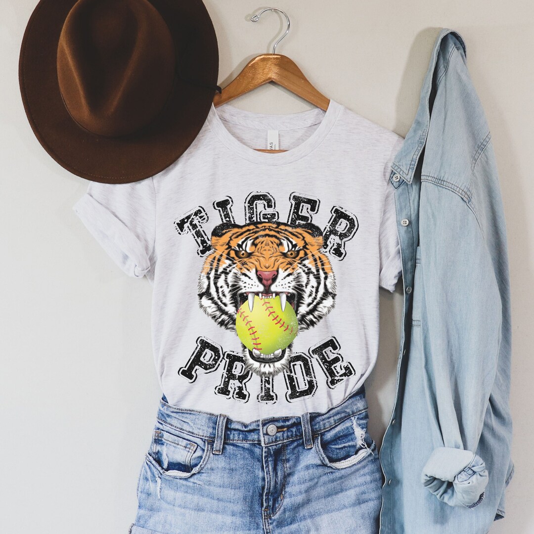 Tiger Softball Shirt, Tigers Softball Shirt, Tiger School Spirit Shirt ...