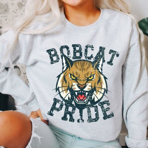 Bobcat Sweatshirt, Bobcat Shirt, Bobcats Shirt, Retro School Spirit ...