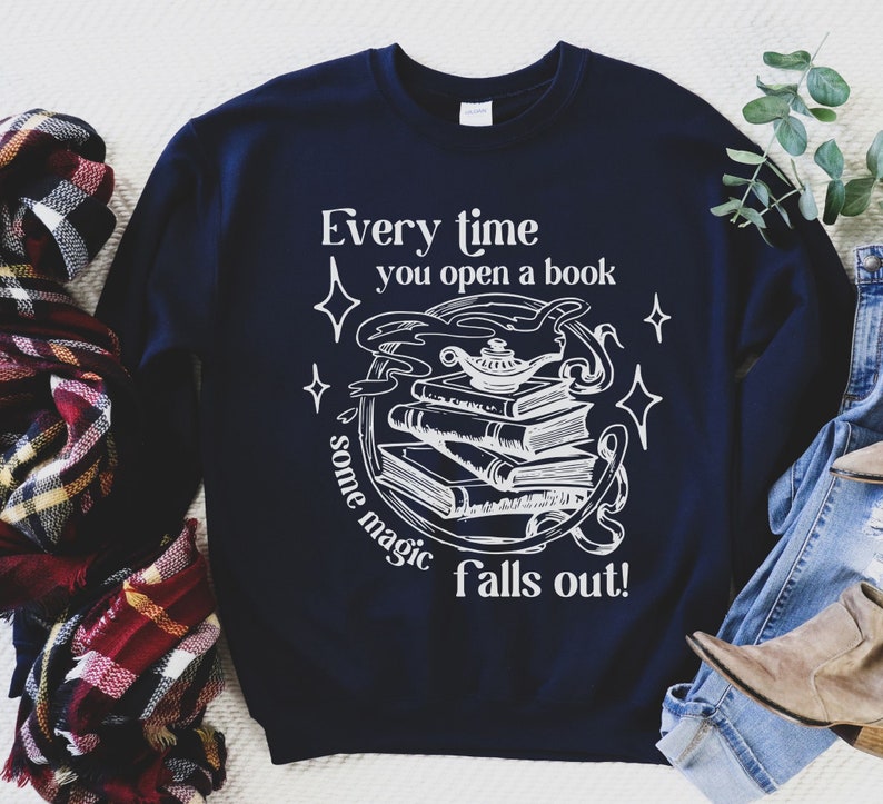 Reading Sweatshirt Reading Teacher Shirt Book Sweatshirt - Etsy