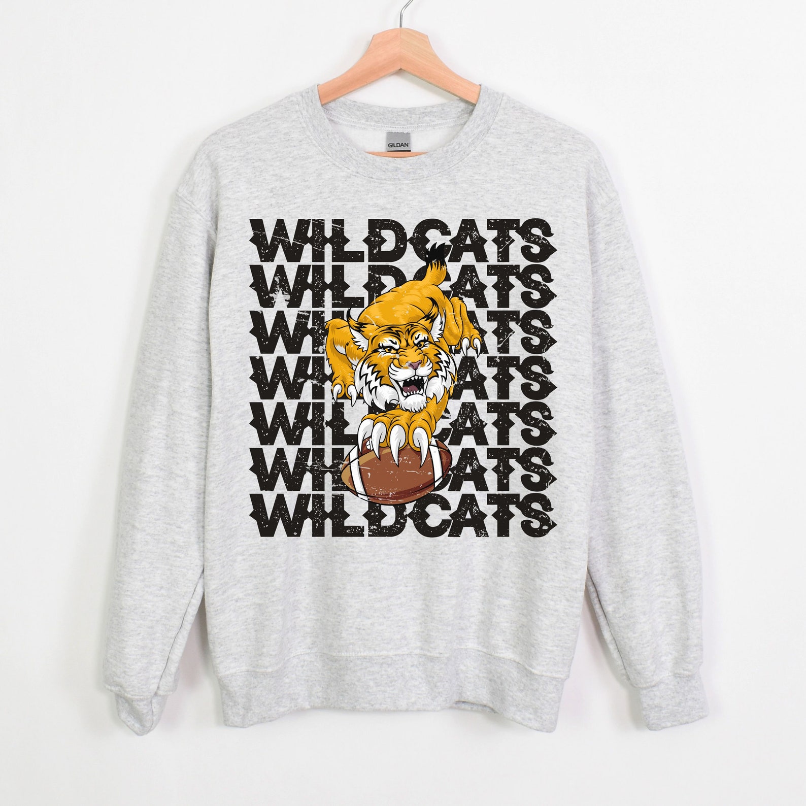 Wildcats Sweatshirt, Wildcat Football Shirt, Wildcats Shirt, Vintage ...