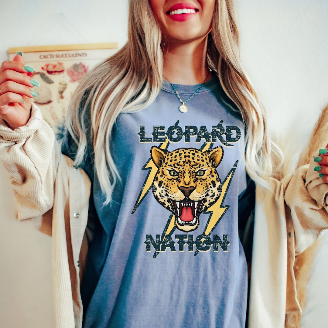 Leopards Shirt, School Spirit Shirts, Leopard Mascot Shirt, Mascot Tee ...