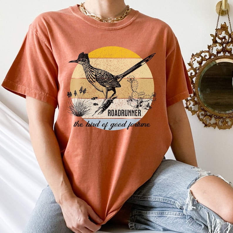 Roadrunner Shirt, Graphic Tees for Women, Bird Watcher Gift, Bird ...