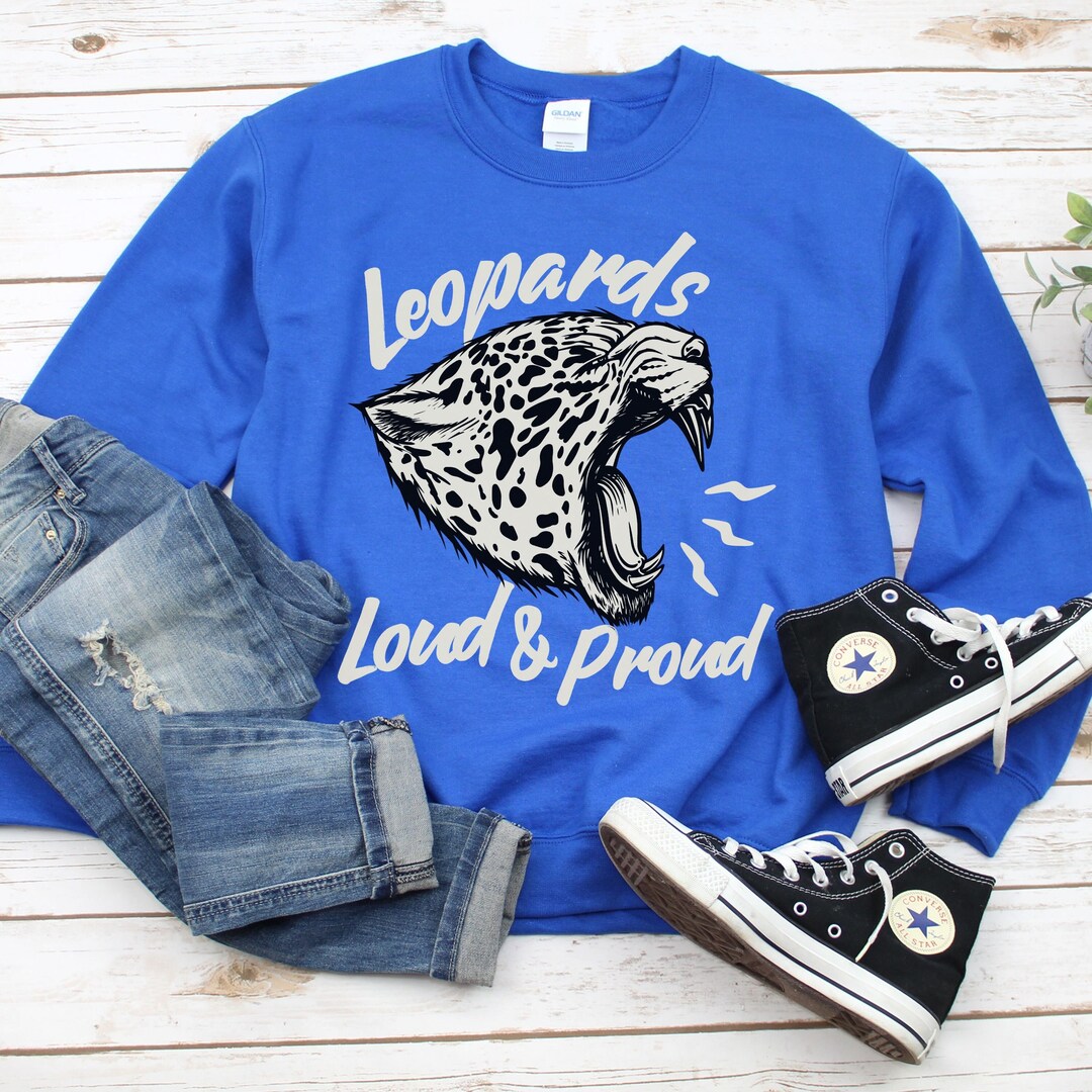 Leopards Sweatshirt, Leopards Shirt, Leopard Spirit Sweater, Leopards ...