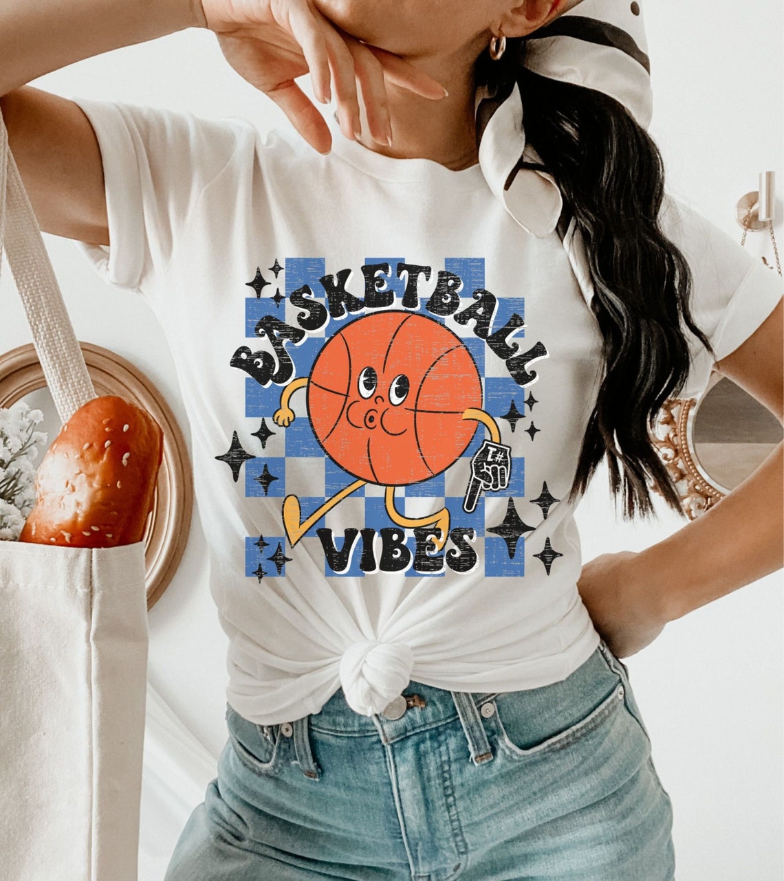 Basketball Vibes Shirt Basketball Shirt Game Day T-shirt - Etsy