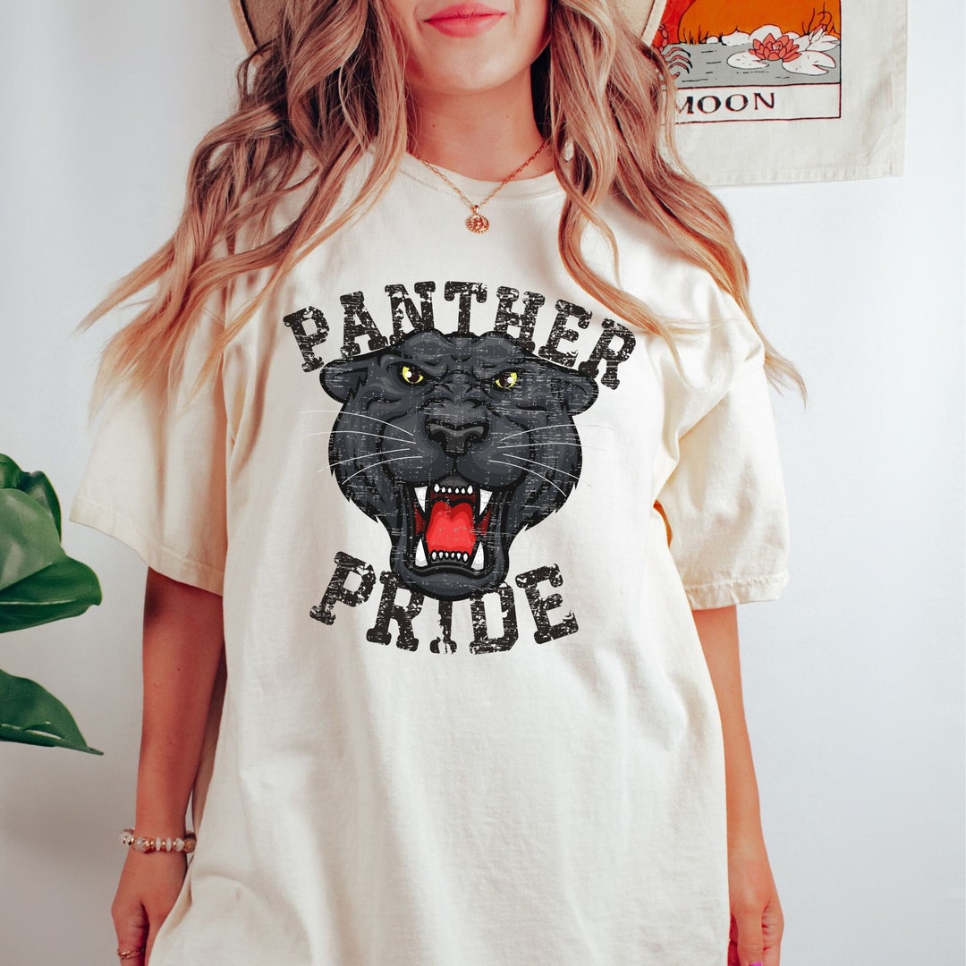 Panthers Shirt, Panther Tshirt, Panther Pride Tee, Retro School Spirit ...