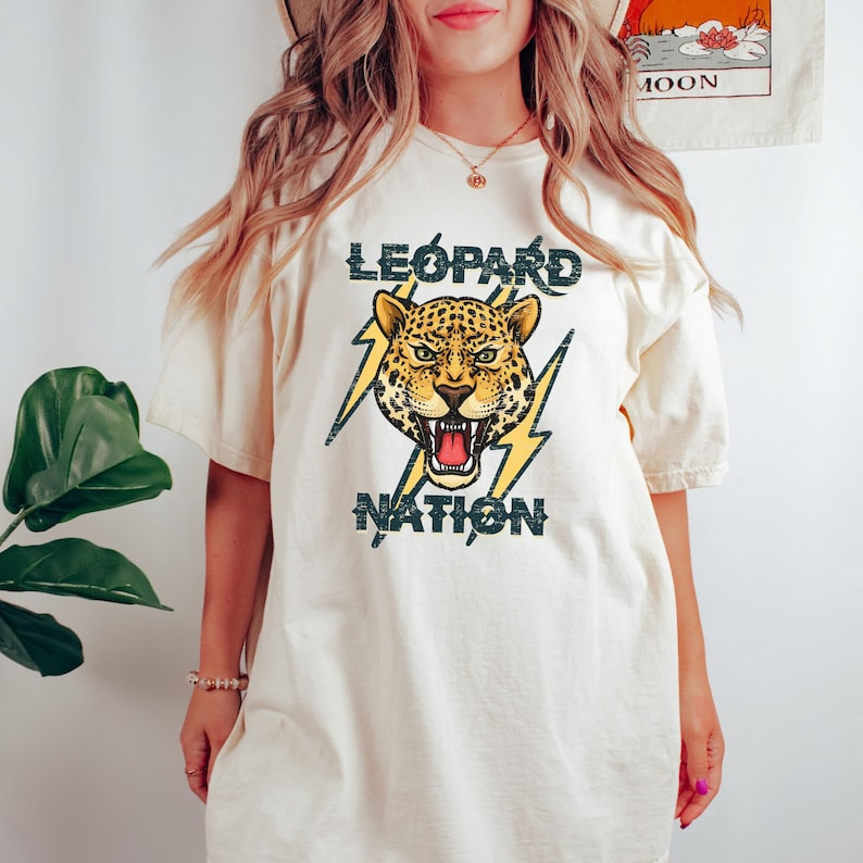 Leopards Shirt, School Spirit Shirts, Leopard Mascot Shirt, Mascot Tee ...