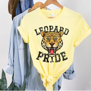 Leopards Shirt, Leopard Shirt, Leopards Tshirt, Leopard Pride Tee, Vintage School Spirit Wear ...