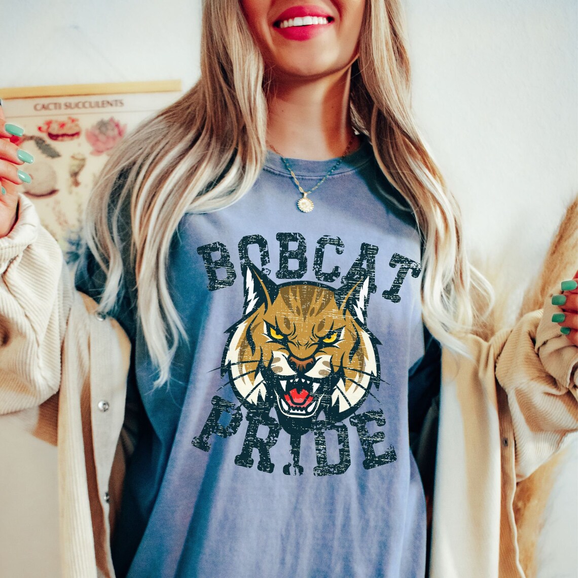 Bobcats Shirt, Bobcat Tshirt, Bobcat Pride Tee, Retro School Spirit ...
