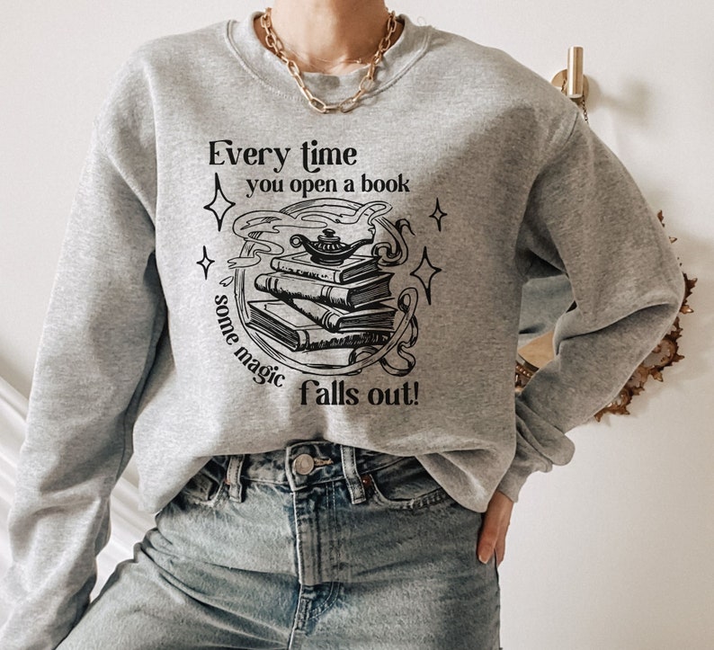 Reading Sweatshirt Reading Teacher Shirt Book Sweatshirt - Etsy