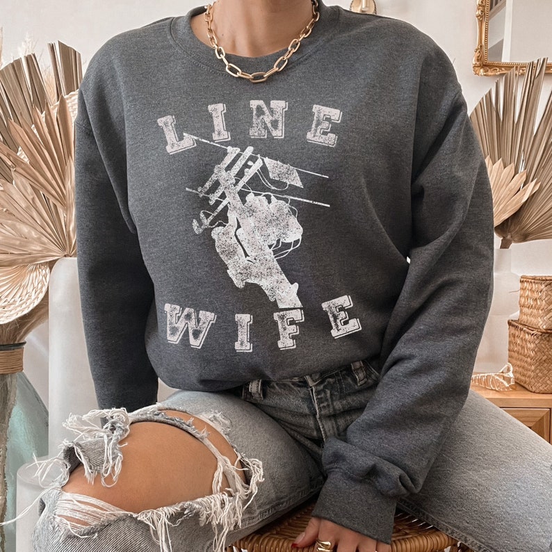 Line Wife Sweatshirt, Lineman's Wife Shirt, Line Life, Electricians ...