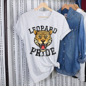 Leopards Shirt, Leopard Shirt, Leopards Tshirt, Leopard Pride Tee, Vintage School Spirit Wear ...