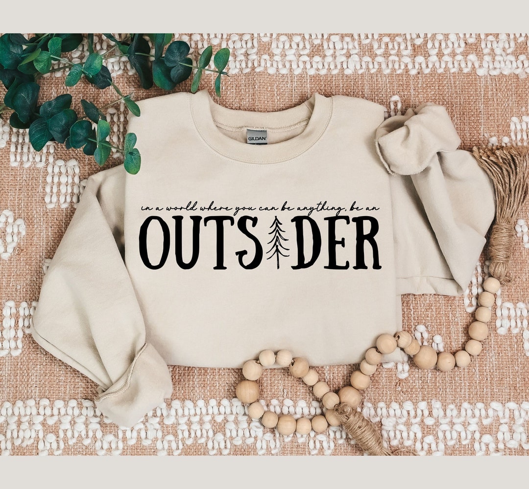 Outsider Sweatshirt, Camping Sweatshirt, Camping Gifts, Outdoorsy Gifts ...