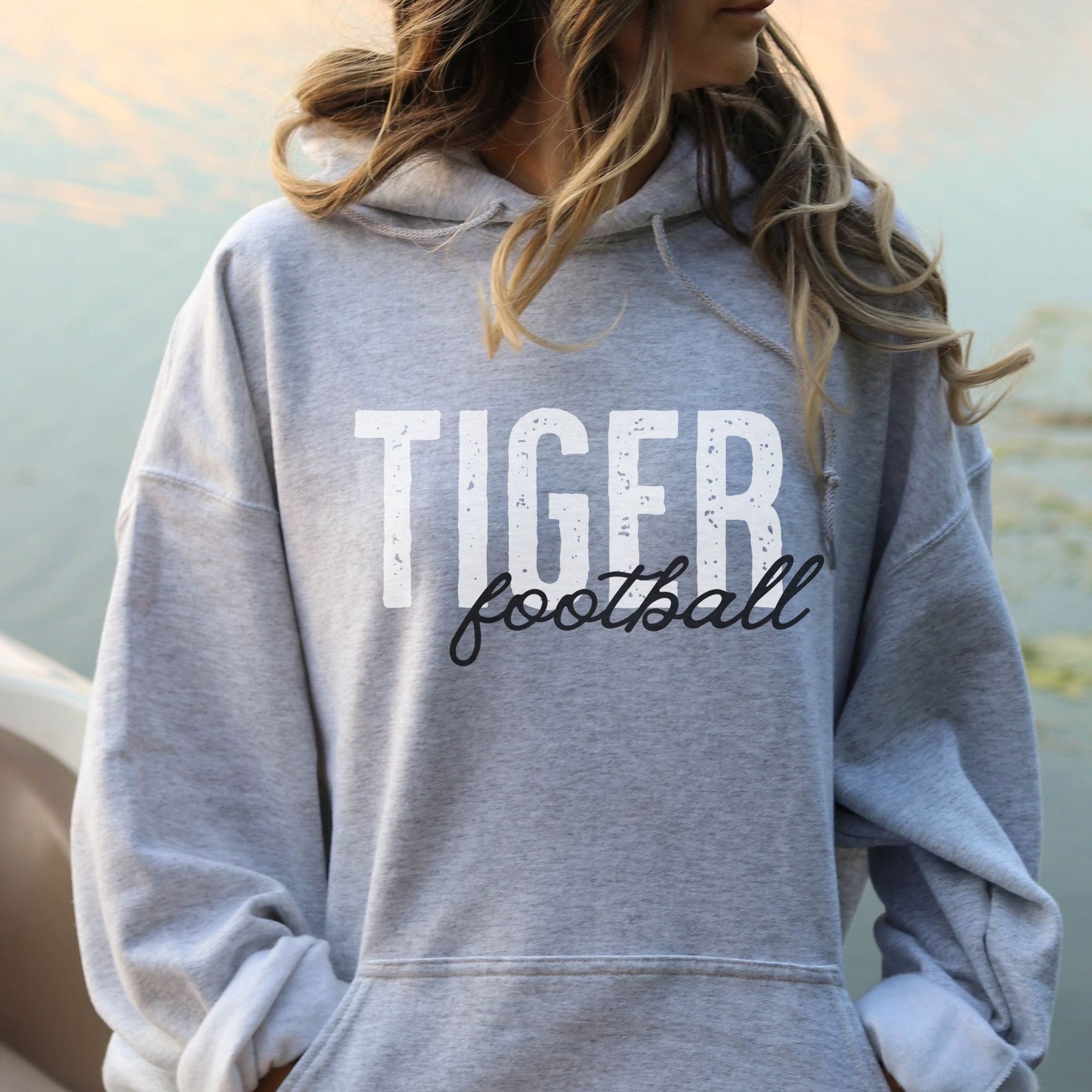 Tigers Football Tigers Hoodie Mascot Sweatshirt School - Etsy