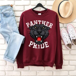 Panther Sweatshirt, Panther Shirt, Panthers Shirt, Retro School Spirit ...